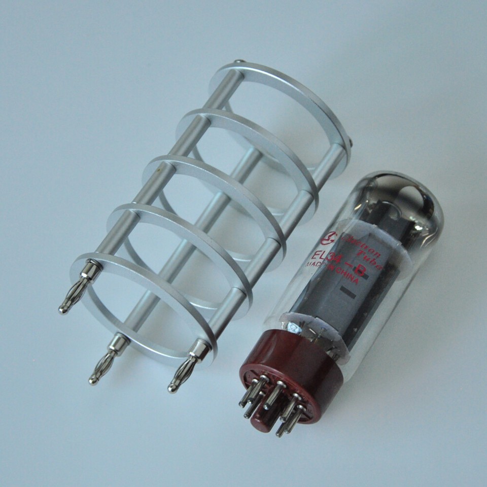 1pc Tube Guard Protector Cover Silver for 6L6 EL34 6V6 5881 6SN7 6SL7 ...