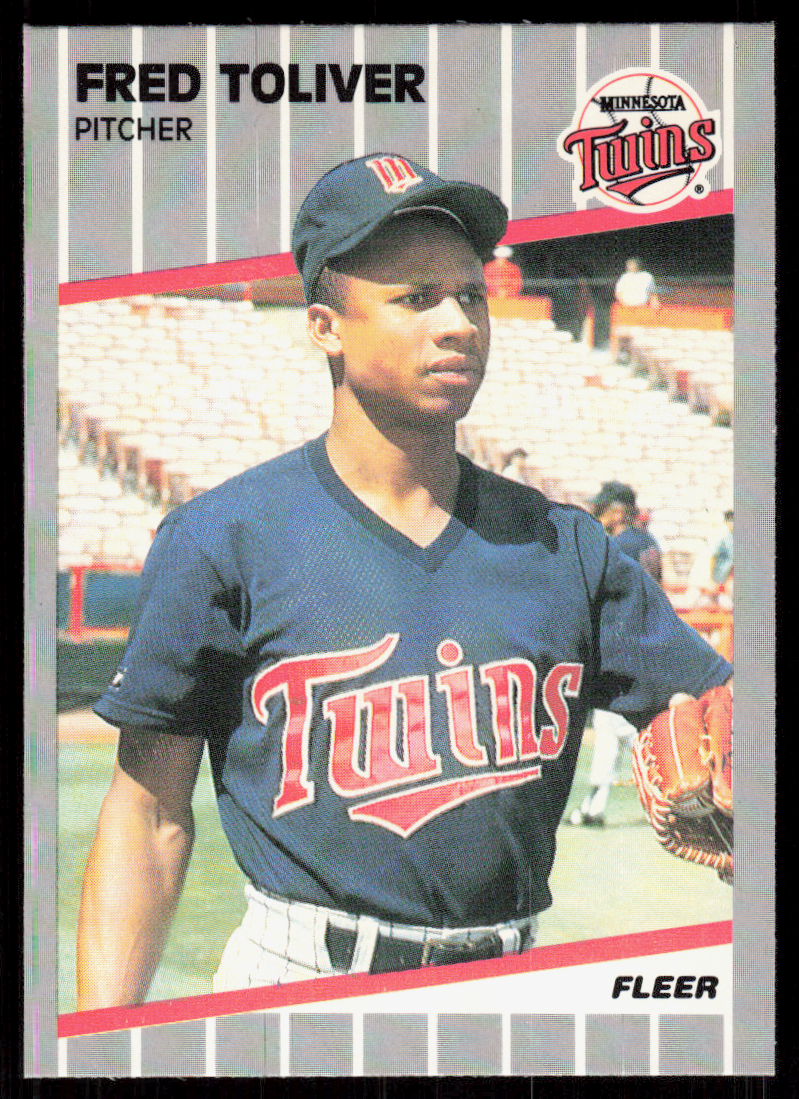 1989 Fleer 126 Fred Toliver Minnesota Twins | eBay
