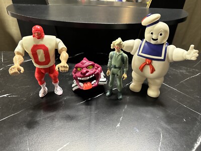 Vintage Marshmallow Puff Man Ghostbusters Action Figures Lot Of 4 | eBay