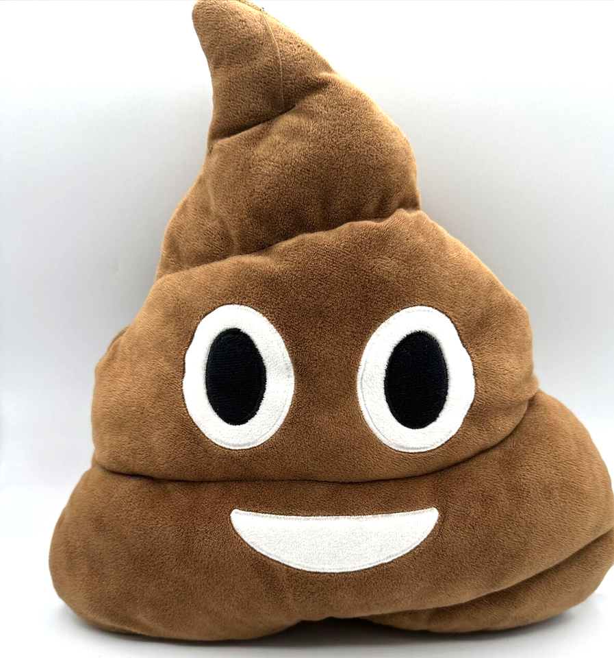Emoji Pillow Cushion Soft Stuffed Poop Plush Toy Doll 13" x 12" | eBay