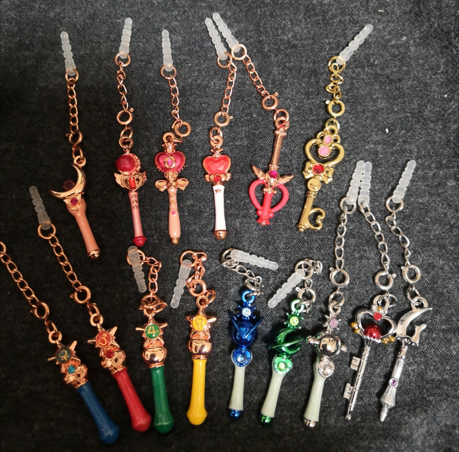 Sailor Moon Earphone Jack Accessory Complete Set | eBay