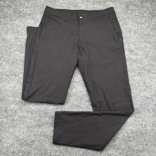 Lululemon Men’s Commission Slim Fit Pants Warpstreme Obsidian Size ...