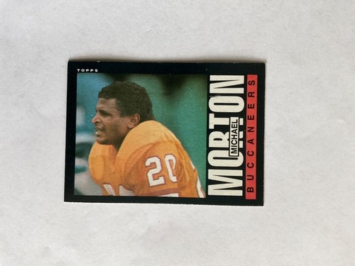 Michael Morton 1985 Topps Football Card #176- Tampa Bay Buccaneers ...