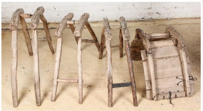 DECORATIVE RUSTIC PROPS SADDLES / SAWHORSES | eBay