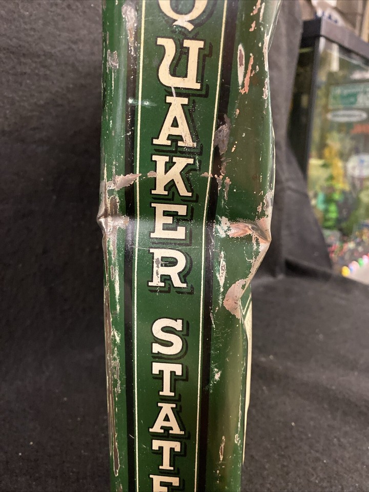 Quaker State Slim 5 Qt Looks Nice With 1 Gallon Slim Oil Can Rare ...