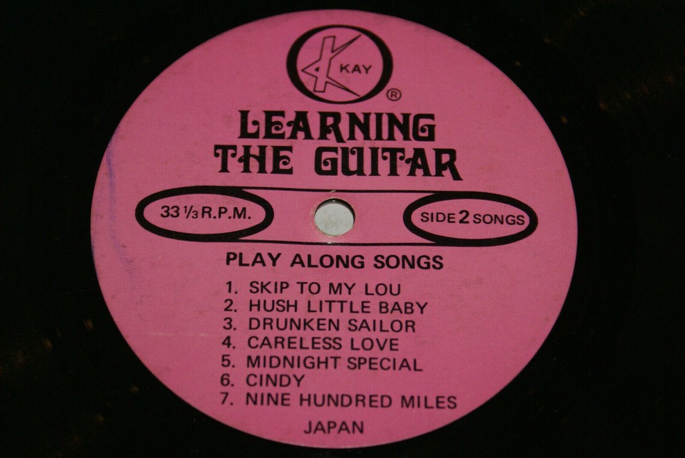Learning The Guitar Play Along Songs-Tuning and Instructions 7" Vinyl ...