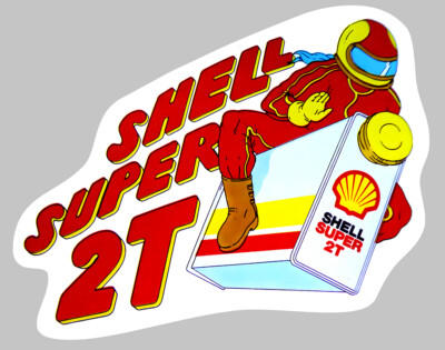 SHELL SUPER 2 T Sticker vinyle laminé | eBay