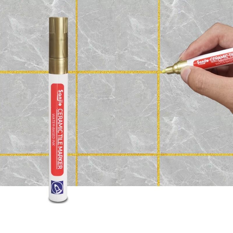 12 Color White Waterproof Tile Marker Grout Pen Wall Seam Pen For Tiles ...