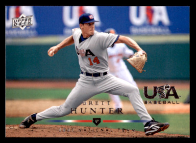 2008 Upper Deck Brett Hunter USA National Team #USA-1 Collegiate | eBay