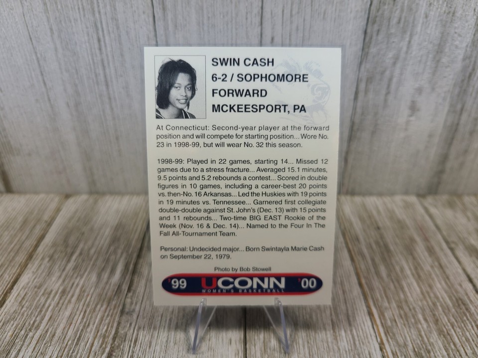 1999-2000 Swin Cash Uconn Women’s Basketball Ames Team Issue NCAA | eBay