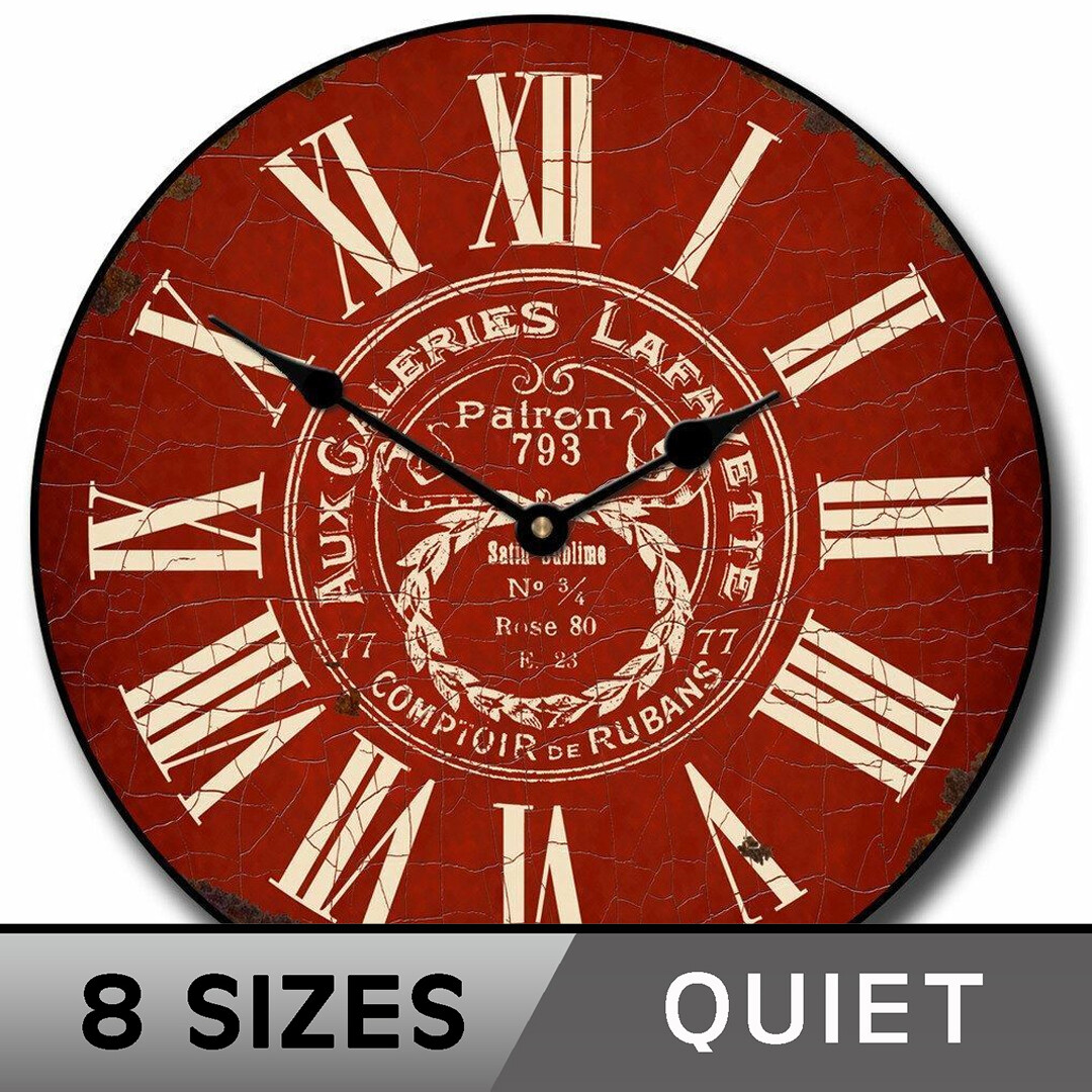 Rustic Red Wall Clock Rustic Red Barn Red Wall Clock Rustic Red Barn
