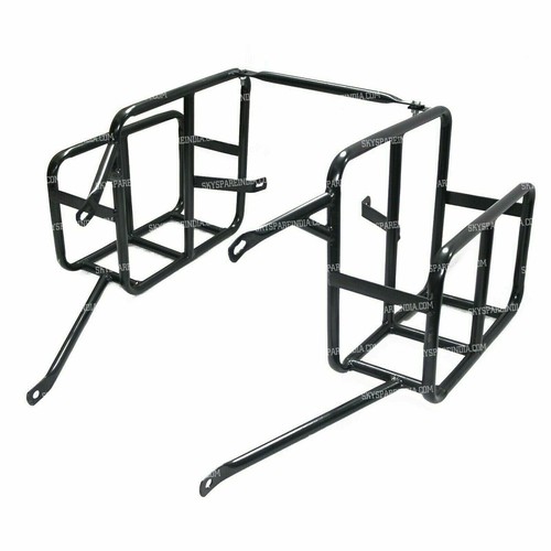 Luggage Pannier Carrier Set For Royal Enfield UCE Bullet Standard 350/ ...