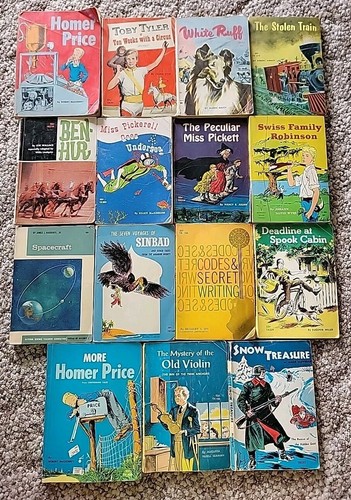 Vintage 1960s Children And Young Adult 15 Paperback Book Lot ...