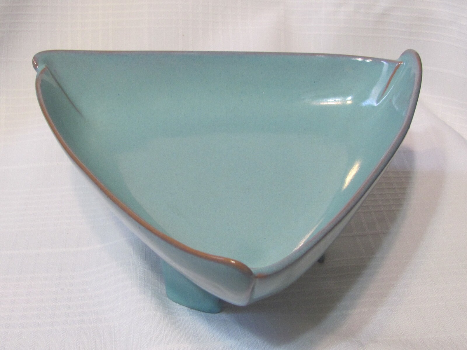VINTAGE POTTERY FRANKOMA GRACETONE ORBIT AQUA DINNERWARE FOOTED ...