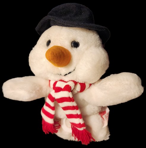 Vintage Dakin Frosty The Snowman Plush Musical Pull String Crib Baby ...