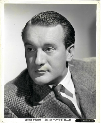 George Sanders vintage portrait movie still | eBay
