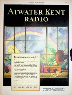 Original 1927 Vintage Recorder Ad: Ft. Atwater Kent Radio-Model 35 | eBay