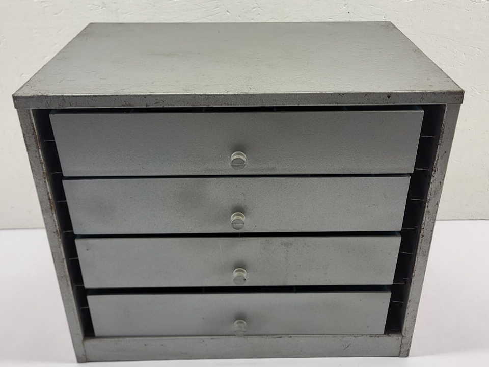 Vintage Shurhit Quality Ignition 4 Drawer Parts Cabinet USA Dealership ...