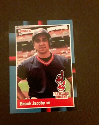 1988 Donruss BROOK JACOBY Baseball card #131. CLEVELAND INDIANS. | eBay