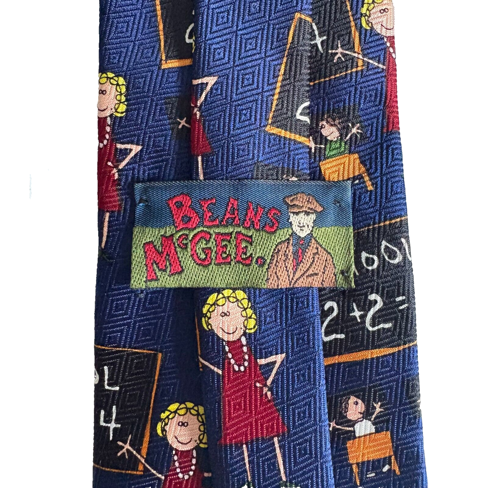 Beans McGee "Happy School Daze" Teacher Necktie | eBay