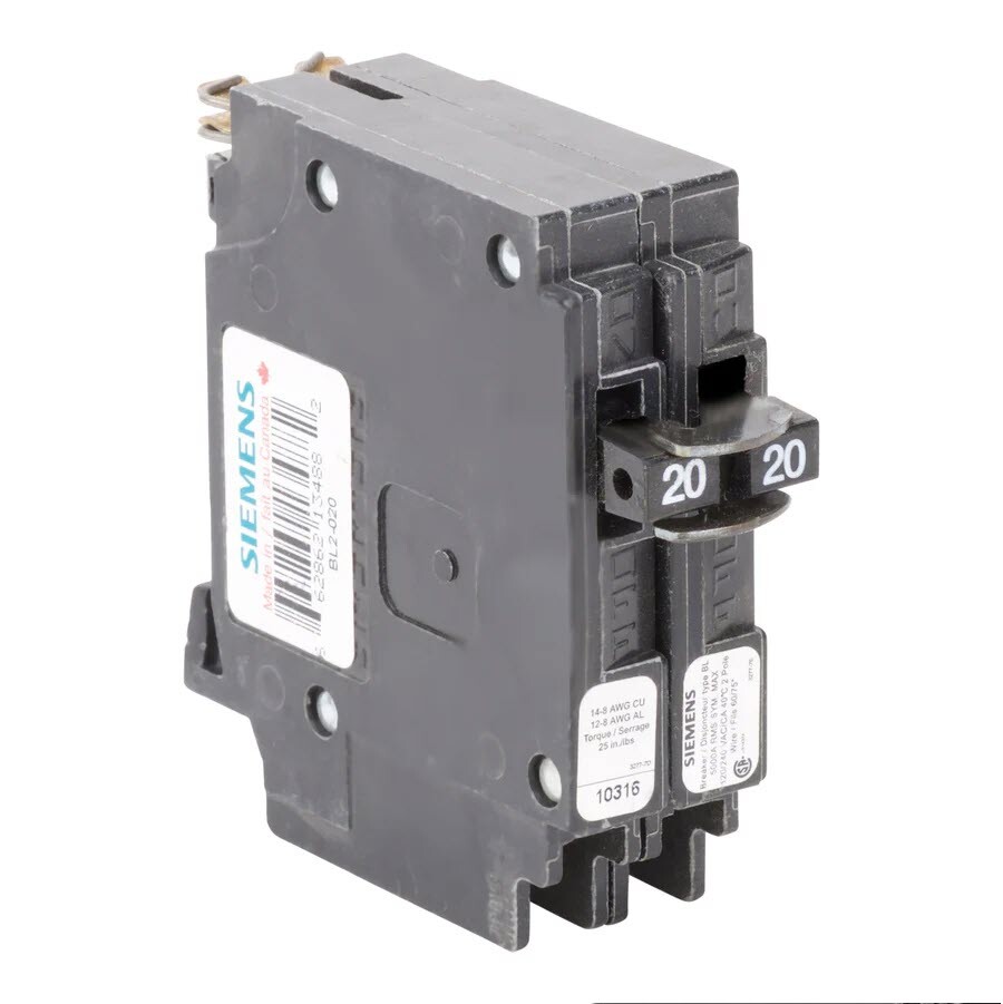 Siemens - Blue-Line Breaker BL1-015 BL2-015 BL2-020 BL2-030 BL2-040 ...