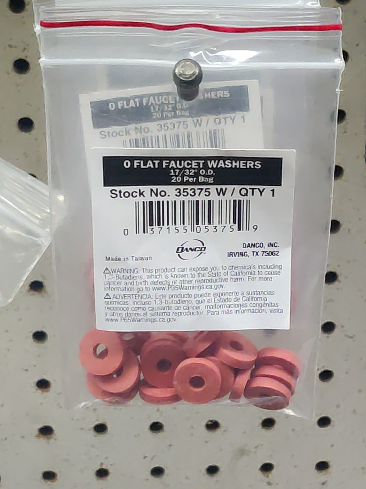 Danco 0 trade size 17/32 Synthetic Rubber Washer 20 pk | eBay