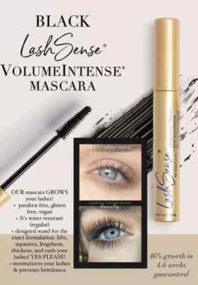 LashSense Volumintense Mascara in Black New & Sealed by Senegence Full ...