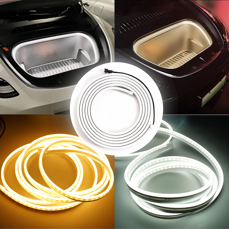 LED Car Front Trunk Light Strip Flexible Lamp for 18-21 Tesla Model 3 S ...