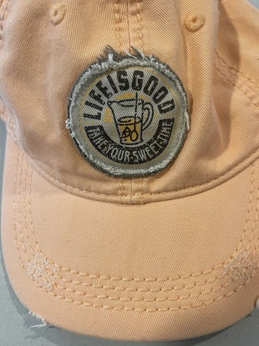 Lot of 2 Women's Life Is Good Baseball Cap Hat Adjustable Buckle Pink ...