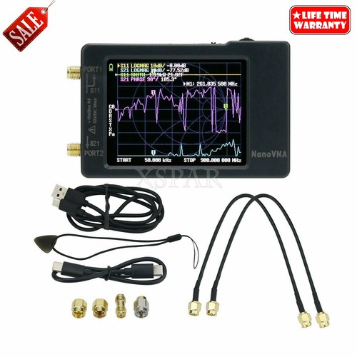 Nanovna-H NanoVNA 50KHz-1.5GHz Very Tiny Handheld Vector Network Analyzer MF HF | eBay