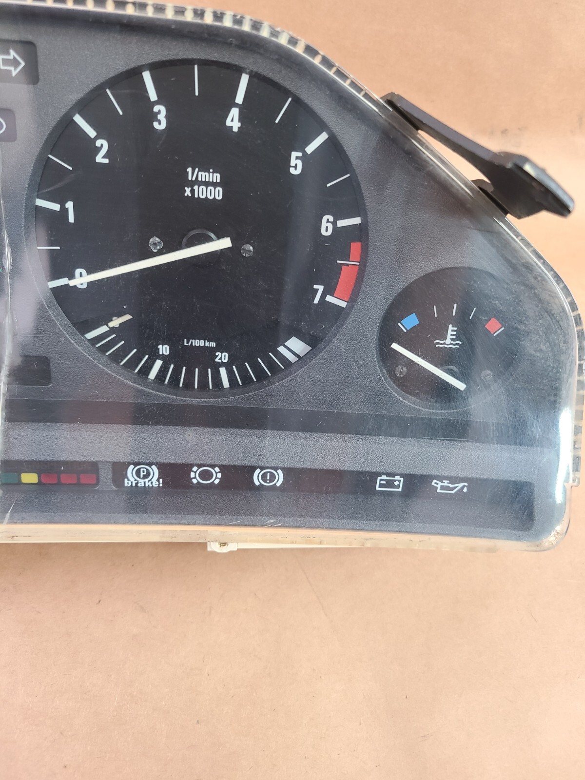 1984 BMW E30 323i Motometer 6K RPM Redline Instrument Cluster 213k | eBay