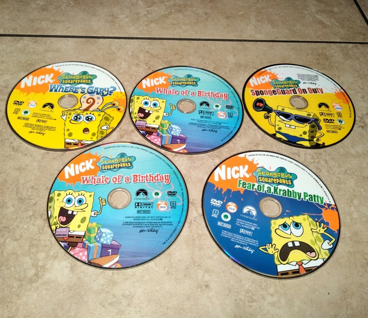 Spongebob Movie Dvd Disc