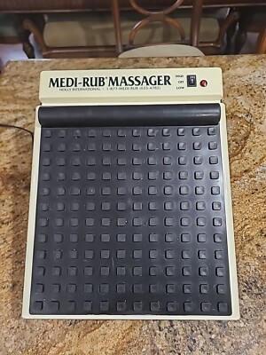 Original MEDI-RUB Massager 2-Speed Foot Massage Works Great! | eBay