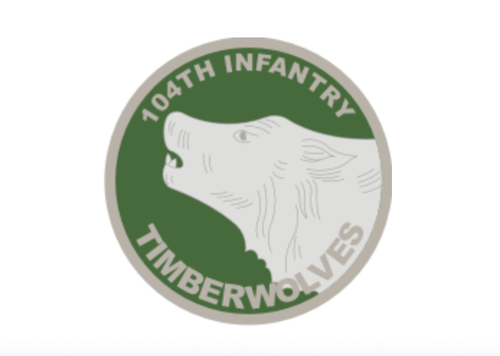 4" 104th infantry timberwolves bumper sticker decal made in usa | eBay