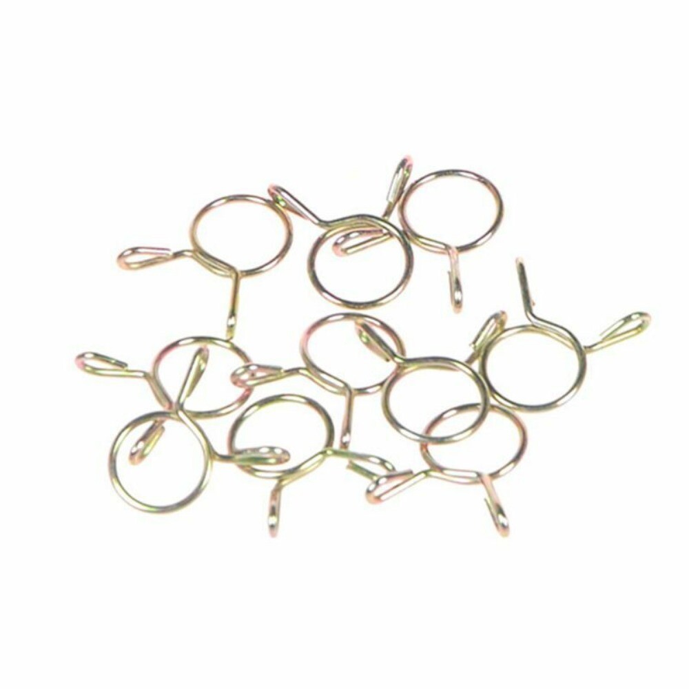 250Pcs Fuel Line Hose Tubing Spring Clips Kits Oil Pipe Air Tube Clamps ...