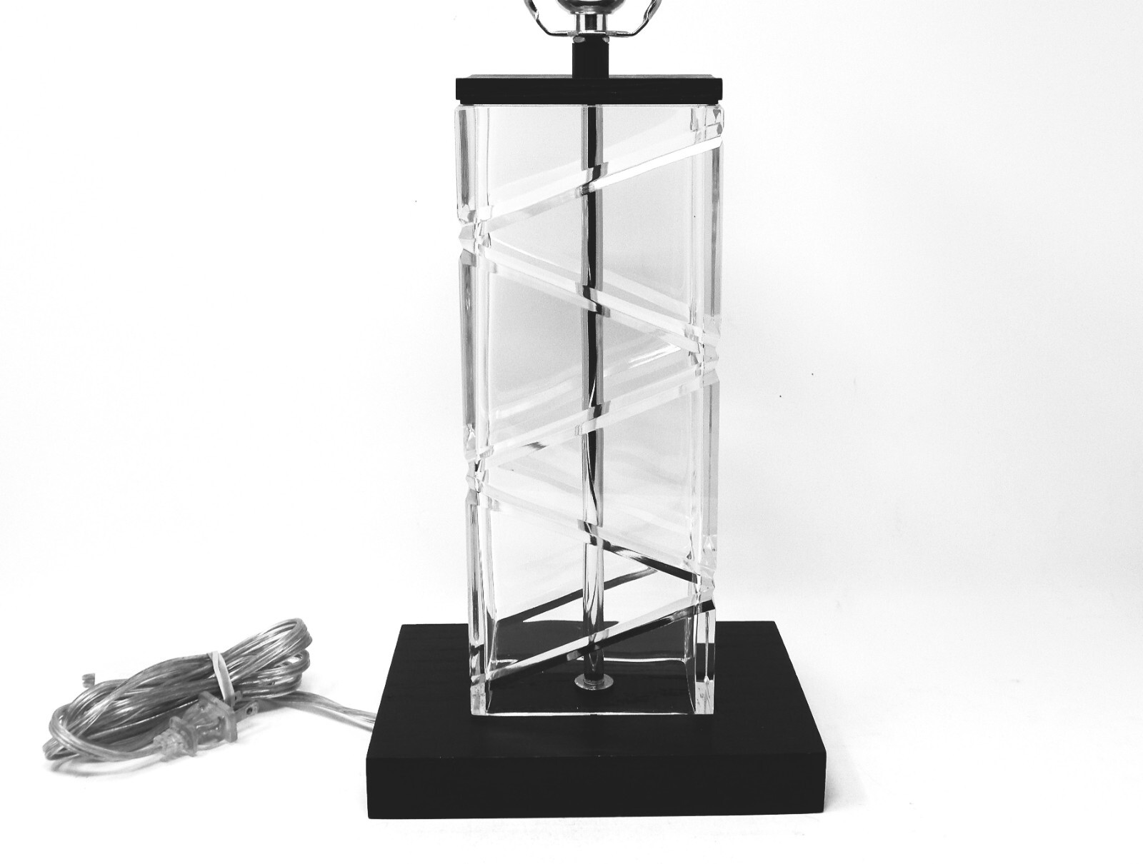 STUART CRYSTAL Aura Pattern Rectangular Designer Table Lamp by Jasper ...