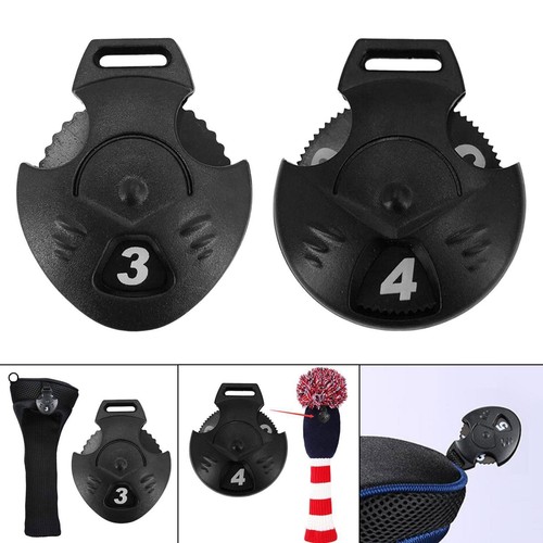 Golf Club Head Cover Number Tags Rotating Number Label for Golf Hybrid ...