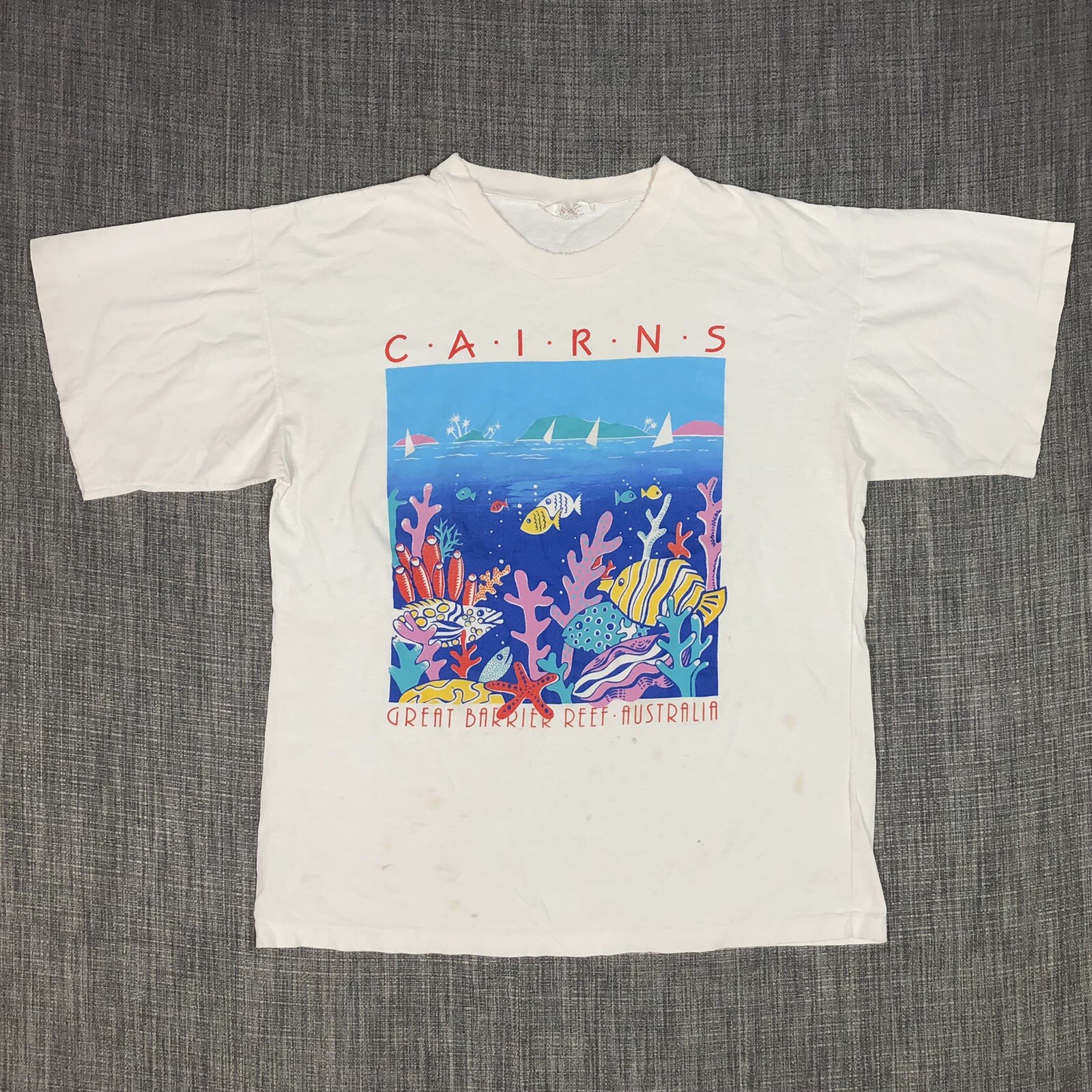 Vintage Cairns Great Barrier Reef Australia Single St… - Gem