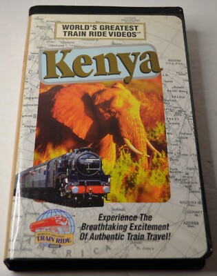 1996 WORLDS GREATEST TRAIN RIDE VIDEOS KENYA VHS CLAMSHELL PUBLISHERS ...
