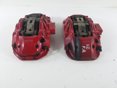 14 MASERATI GRANTURISMO FRONT BREMBO RED BRAKE CALIPER SET OEM | eBay