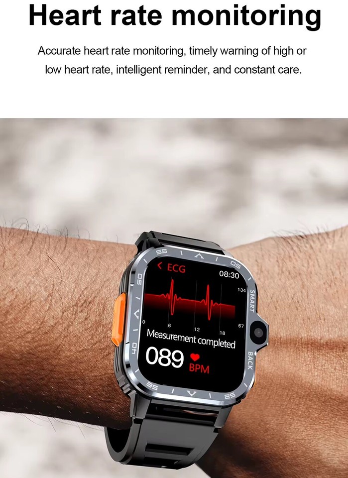 4G+64G PGD SMART WATCH Touch Screen 2.03” Android 8.1,HD Dual Camera ...