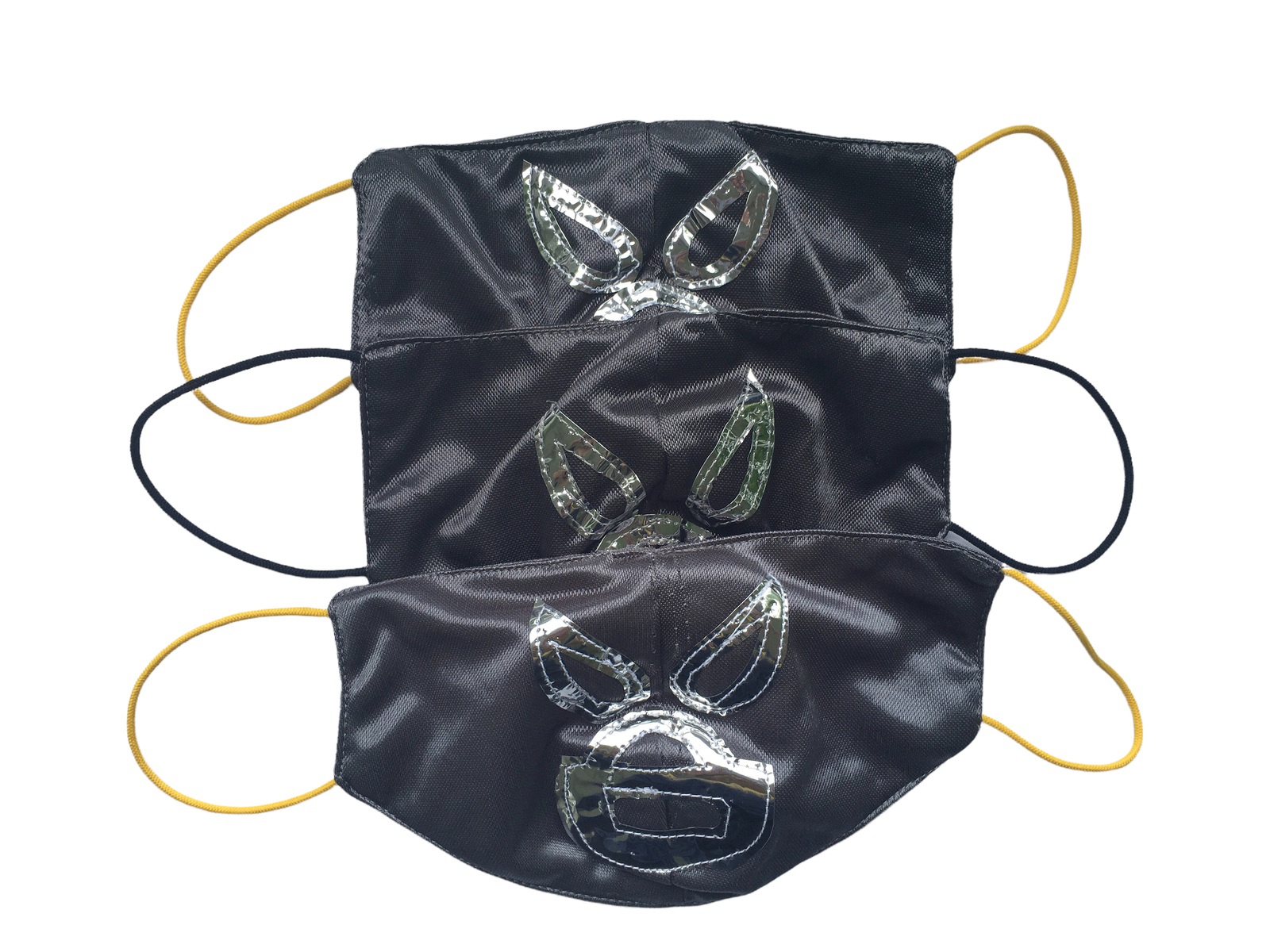 3 Pack of Handmade Mexican Lucha Libre Face Masks - El Santo | eBay