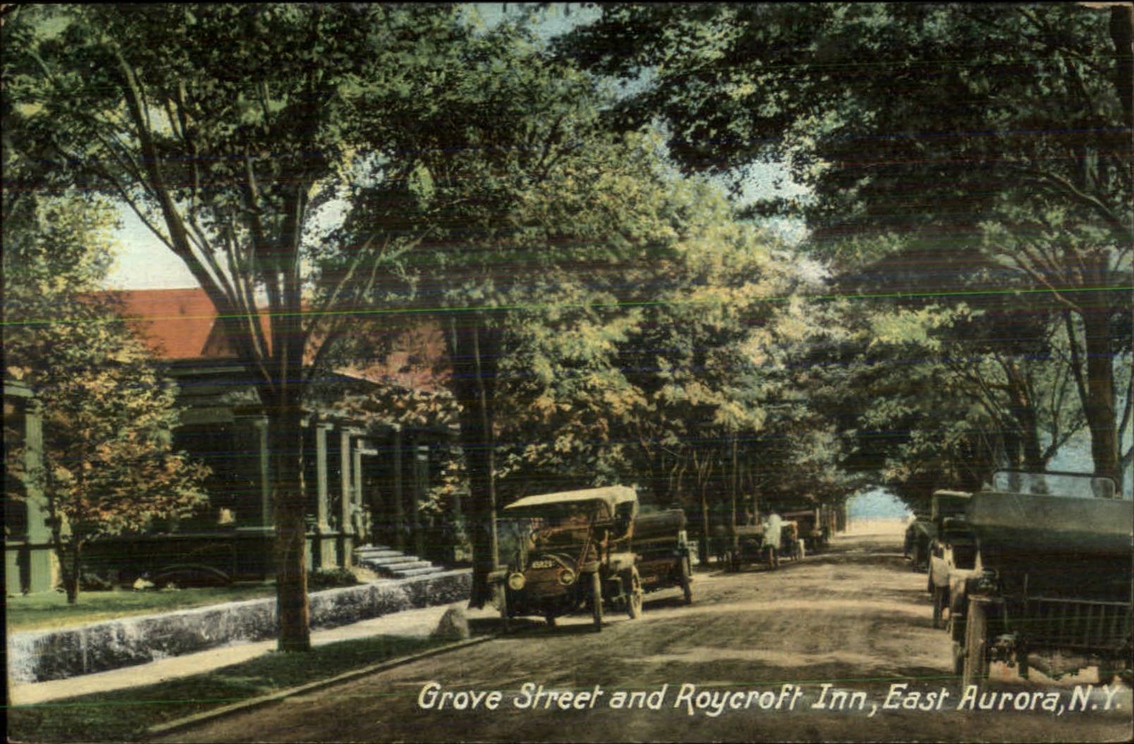 Arts & Crafts Movement East Aurora NY Roycroft Inn c1910 Postcard #3 | eBay