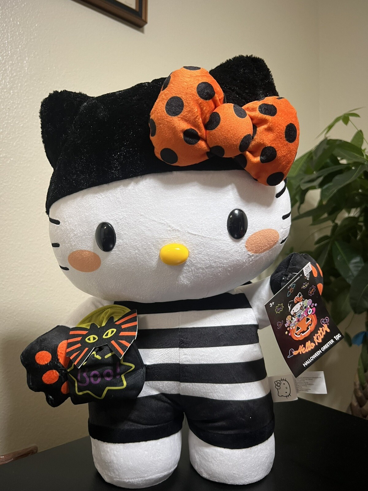 Sanrio Hello Kitty Gemmy 19” Bandit Halloween Greeter New With Tags | eBay
