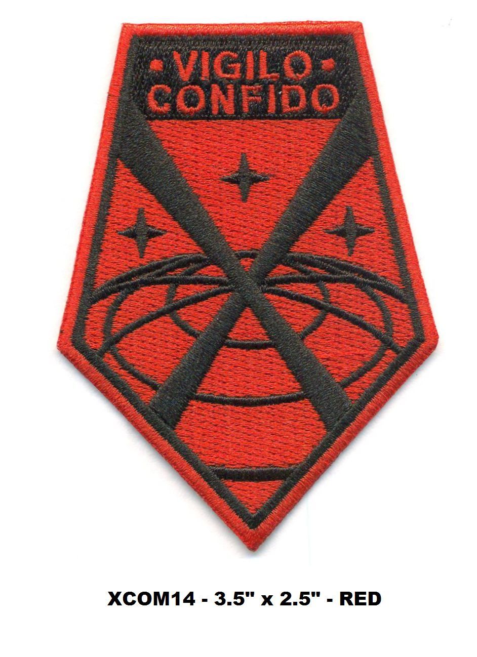X-COM VIGILO CONFIDO - RED VEL-KRO PATCH - XCOM14V | eBay