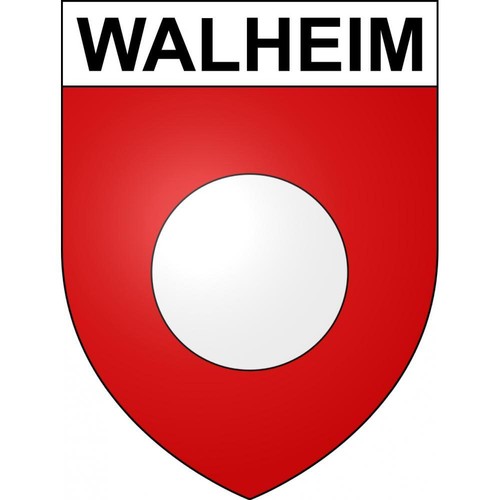 Walheim 68 ville sticker blason écusson autocollant adhésif | eBay