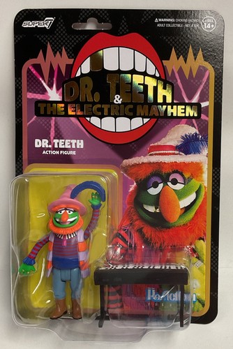 Super 7 Reaction Dr Teeth Figure Electric Mayhem Series Muppets MOC | eBay