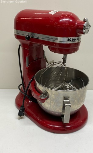 KitchenAid Professional HD Stand Mixer w/ Bowl & Attachments Untested ...