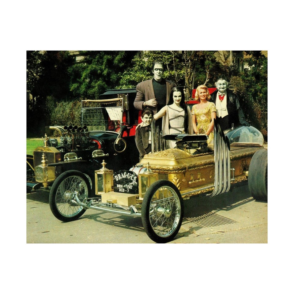 Dragula, Drag-u-la, The Munsters, Grandpa, Hot Rod Herman, Coffin ...