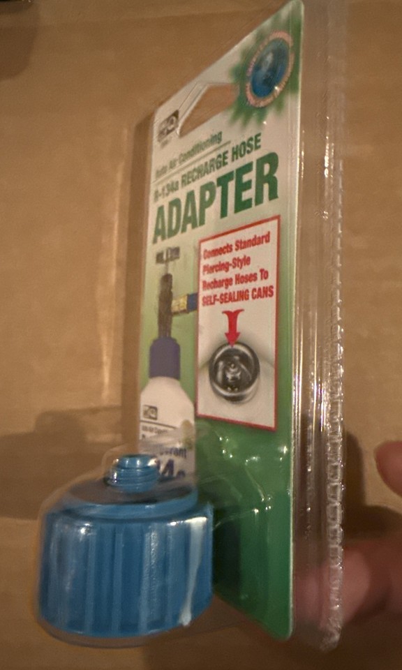 1x Certified A/C Pro R-134a Piercing-Style Recharge Hose Adapter, Auto ...